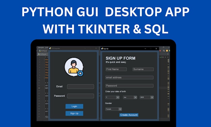 Create python desktop app with tkinter and sql in 1 day by ... Create python desktop app with tkinter and sql in 1 day by ...