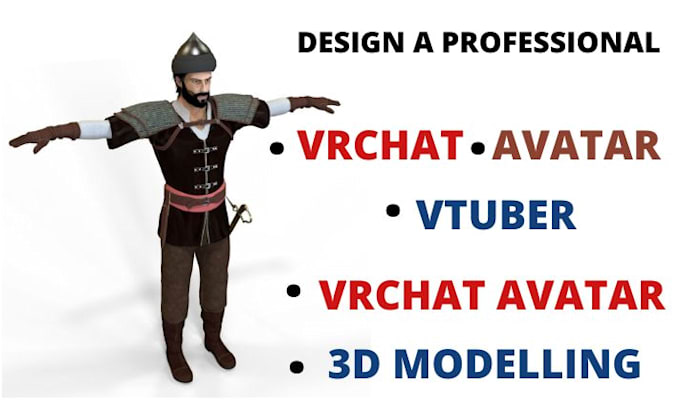 Design vrchat, avatar, vtuber, vrchat avatar,3d model, unity, furry by ...