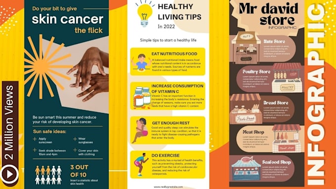 L create eye catching infographics for you by Khattaksab | Fiverr