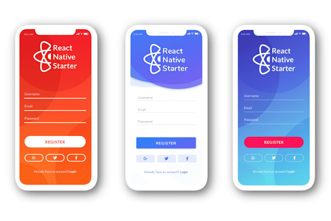 Design a front end react native android app for you by Rameen_mujeeb ...