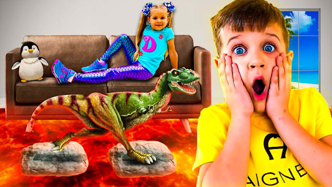 Do a professional youtube kids thumbnail by Kronoartz | Fiverr