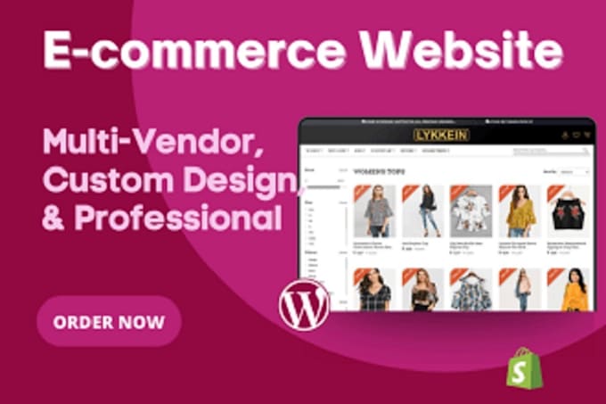 Create a professional multi vendor ecommerce website by Markeverest | Fiverr