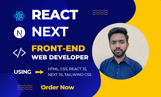 Be Your Front End Web Developer Using Htmlcss Tailwind React And Next Js By Atifrasool799