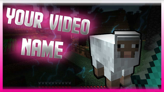 Create a youtube thumbnail for your minecraft video by Tekakust | Fiverr