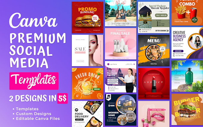 Design creative canva instagram templates, creative ad by Creativeguy11 ...