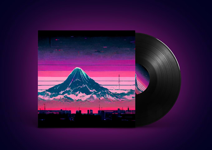 Design retro vaporwave art for your album cover by Illusiumeterna | Fiverr