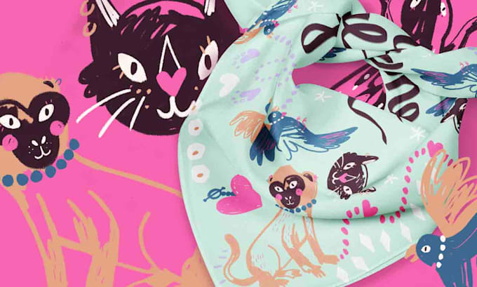 Design cool prints for your brand by Heysandyprints | Fiverr