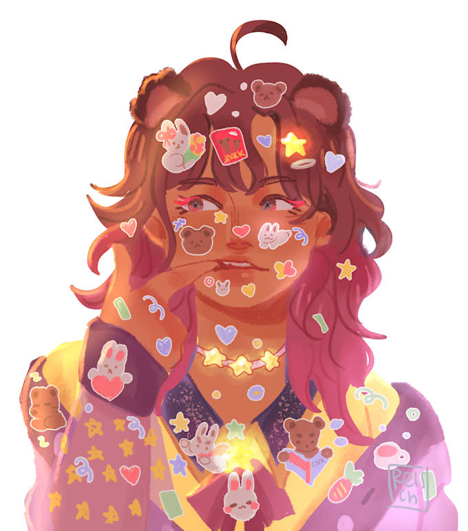 Draw anime, cartoon, oc with my style for your profile picture by ...