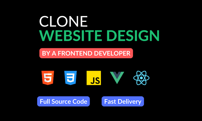 Clone any website frontend in 24 hours by Tiagosuca | Fiverr