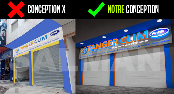 Design a professional 3d signage design by Salmanebenaissa | Fiverr
