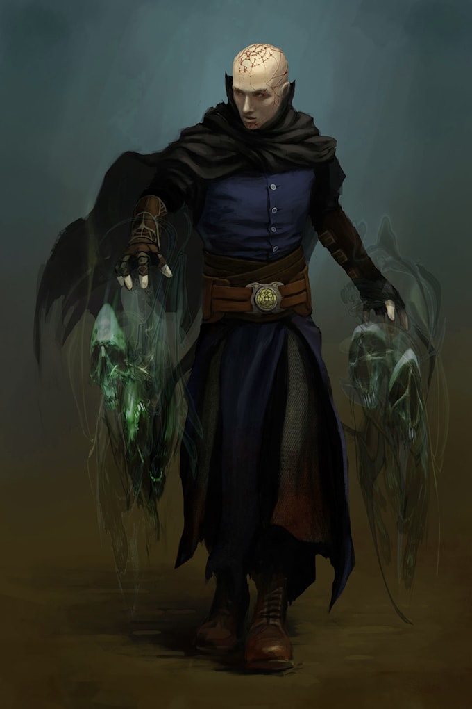 Draw dnd character art and dnd character art by Rodrir___6 | Fiverr