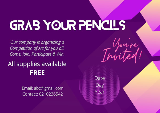 Make a fancy poster for advertising of any field by Namirafarah | Fiverr