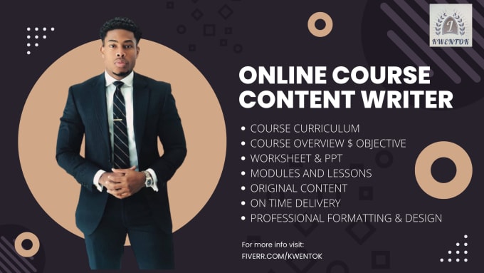 Create online course content, course curriculum, course development by ... Create online course content, course curriculum, course development by ...