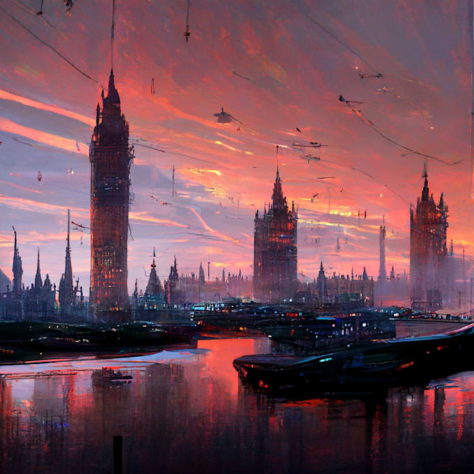 Create 10 beautiful artworks from an ai bot by Squidlordtv | Fiverr