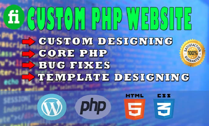 Write Html Css Js And Core Php Code For Any Template By Rashmimehare Fiverr