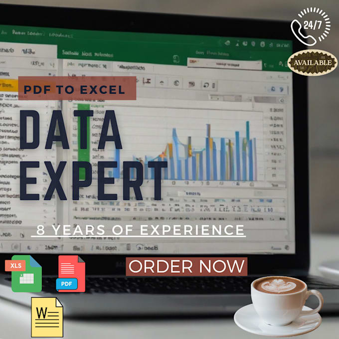 Do appealing pdf to excel and data entry for my customer by ...