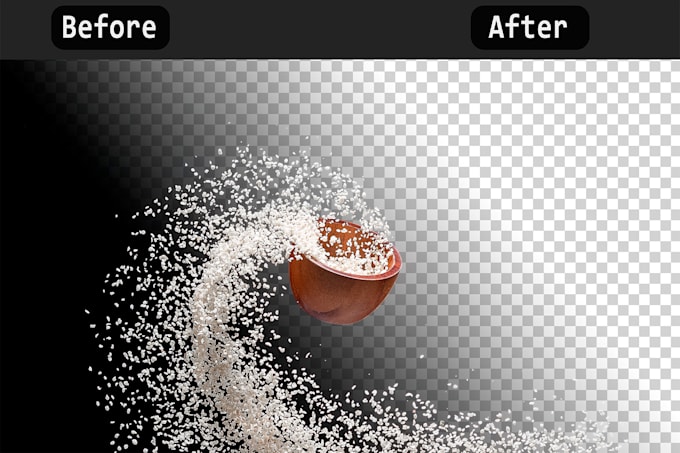 Cut out objects from the background, attentive to details by ...