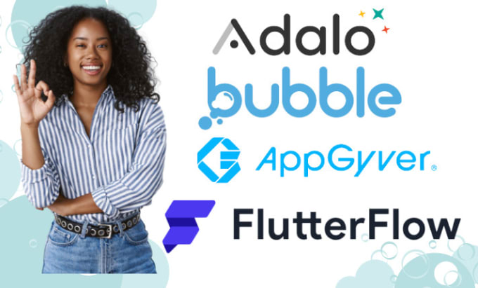 Bubble bubbleio adalo app gyver adalo flutterflow by Mikeambrose_ | Fiverr Bubble bubbleio adalo app gyver adalo flutterflow by Mikeambrose_ | Fiverr
