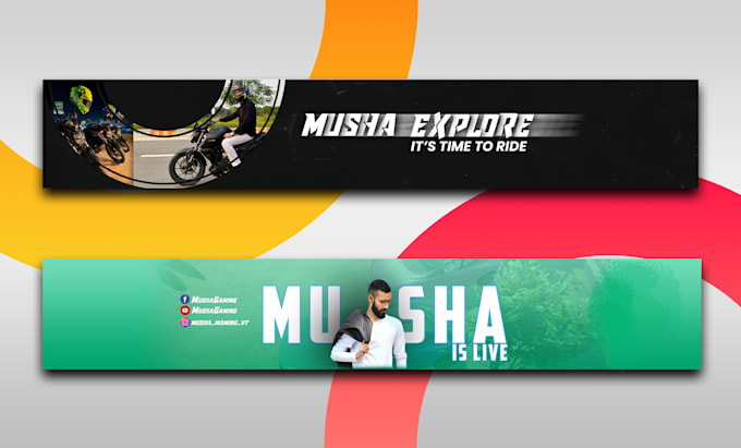 Design awesome looking banners for website and social media by ...