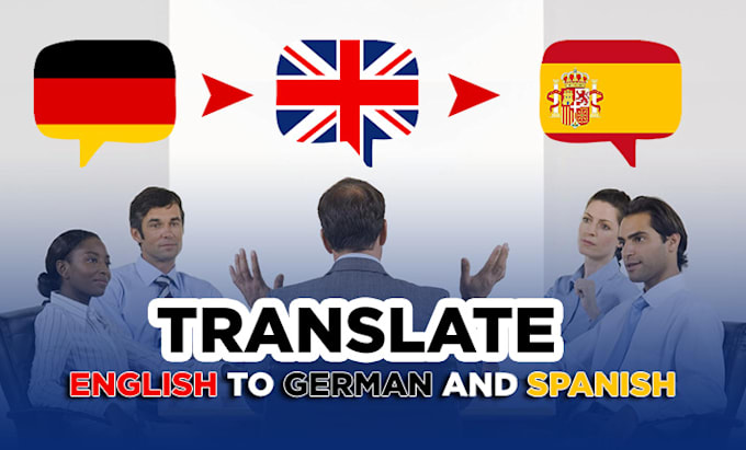 Translation between three languages english,german,spanish by Tlhprod ...