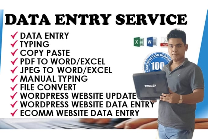 Do excel data entry, web research, formatting in excel copy paste, manual typing by Lshagor | Fiverr