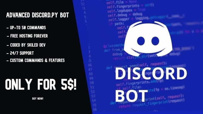 Code Advanced Discord Bot In Discordpy By Sudo001 Fiverr