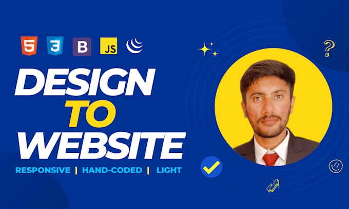 Do Psd To Html Figma To Html Pdf To Html Conversions With Css And Bootstrap By Cooperator Fiverr