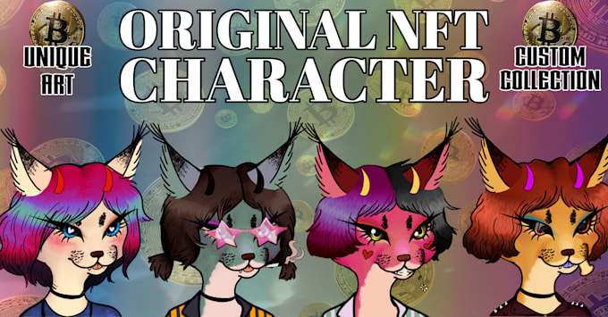 Design custom characters and traits for your nft project by Carolcoval ...