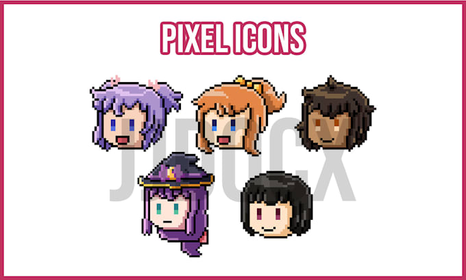 Make simple pixel art icons or sprites by Jjdocx | Fiverr