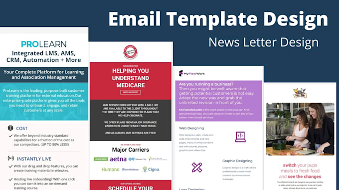 Design a professional html email template or newsletter by Meryem_1 ...