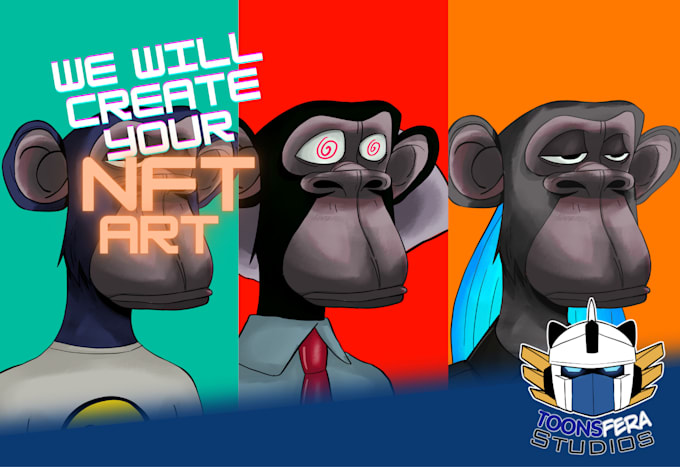 Create nft arts for your collection by Toonsfera | Fiverr