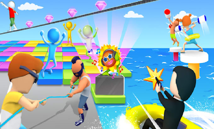 Develop a standard hyper casual game 2d 3d using unity by Idrisgamer | Fiverr