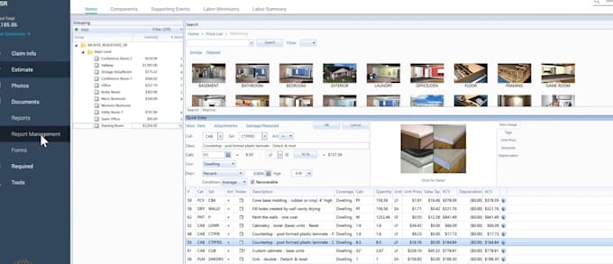 Complete xactimate estimates from photos, scopes and hand made drawings ...