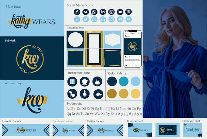 Design complete branding kit and signature logo by Awostephen | Fiverr