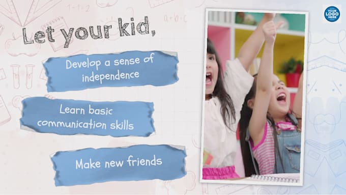 Make daycare, preschool, and kindergarten promo videos by Karan_chouhan | Fiverr
