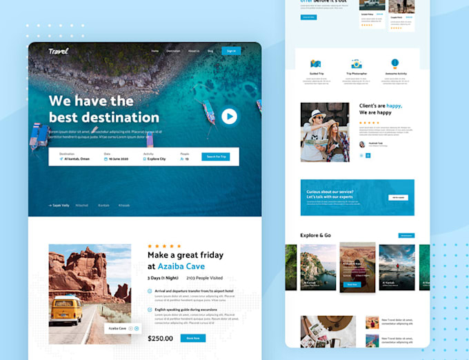 Create a smart landing page for your customers by Maksoft_systems | Fiverr