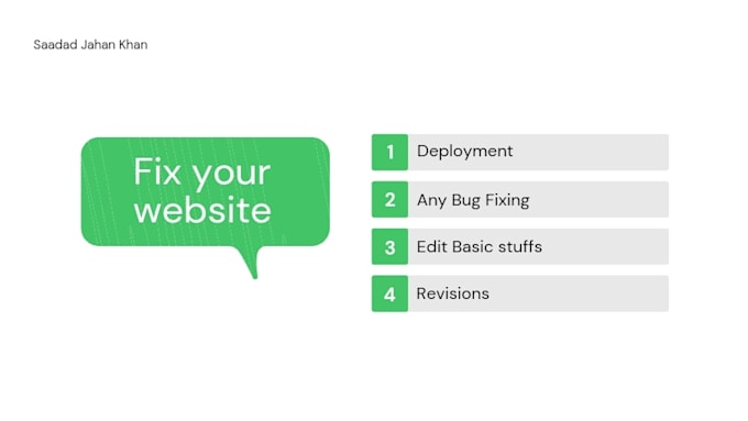 Fix bugs in your laravel website by Saadadjkhan | Fiverr Fix bugs in your laravel website by Saadadjkhan | Fiverr