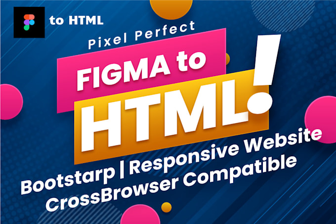 Figma to html,xd to html, psd to html responsive bootstrap by Piyudutta | Fiverr