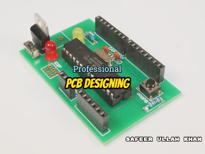 Professional Schematic And Pcb Layout Design In Proteus Software By Safeekhan0 Fiverr 