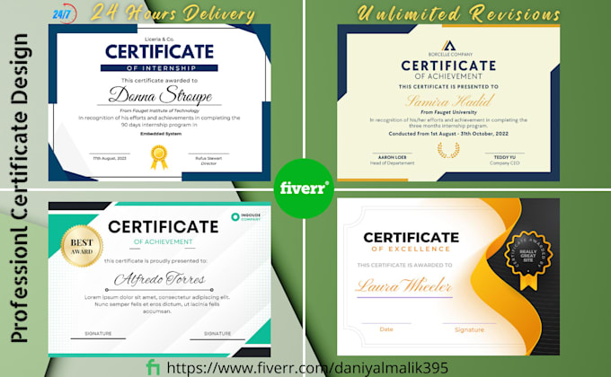 Create professional diploma certificate, award certificate design by ...