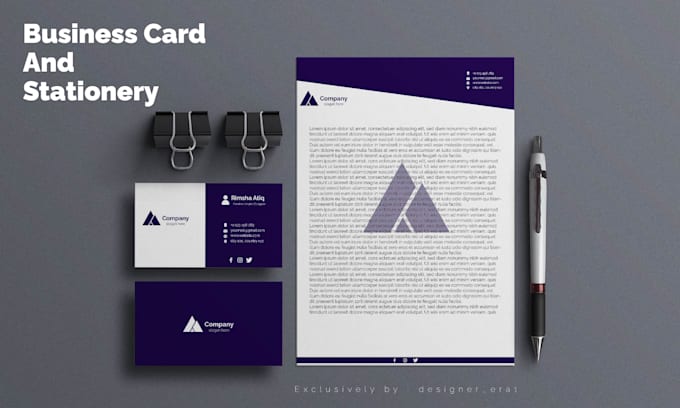 Design professional business card and stationery by Designer_era1 | Fiverr