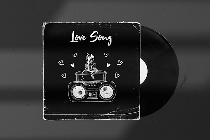 Design a minimal album cover or single cover art