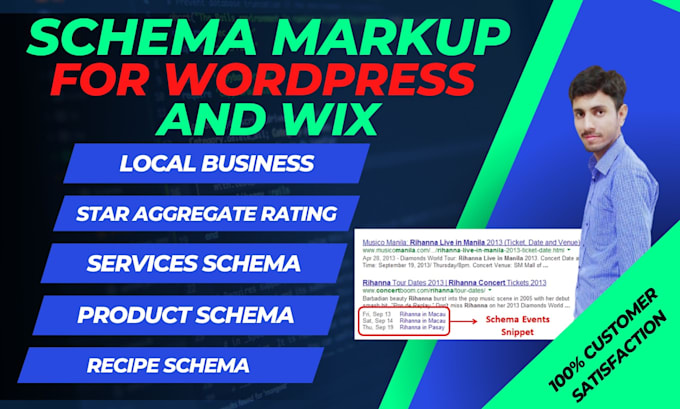 Setup schema markup of star rating review rich snippets for wordpress and wix by Arslan_seo_5170 ...
