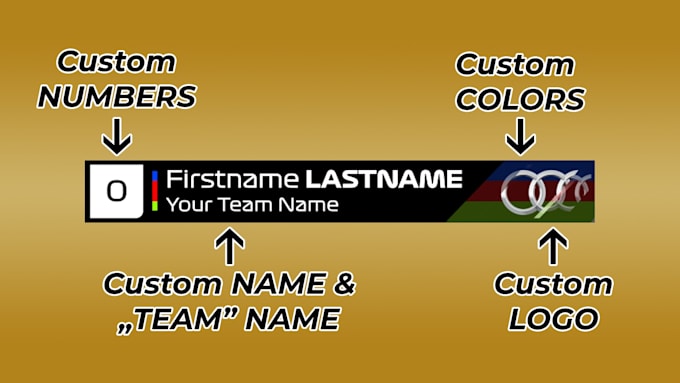 Make a custom formula one style broadcast animation by Sosial_marketin ...