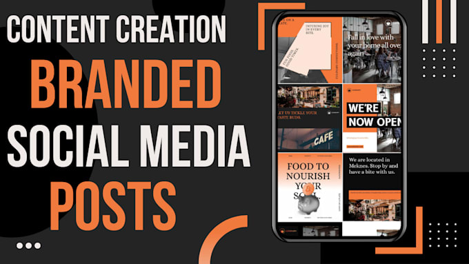 Create creative social media posts branded content by Desginture | Fiverr