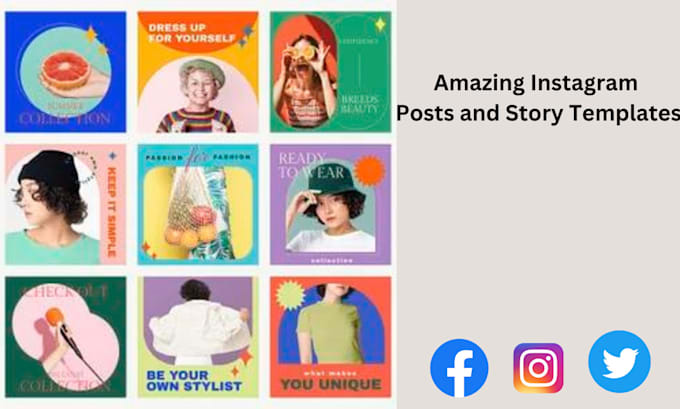 Create amazing instagram posts and story template by M_akash786 | Fiverr