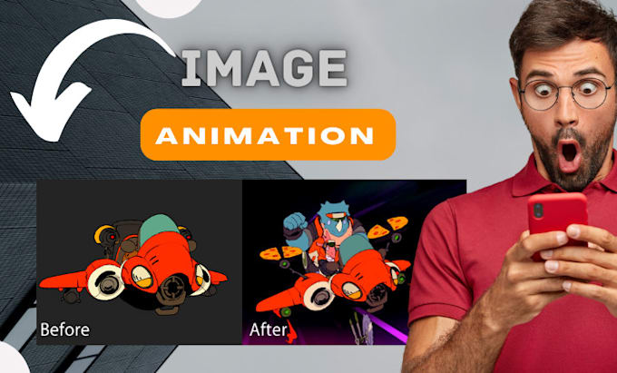 Animate any 2d image, loop animation, or art within 24 hours by ...