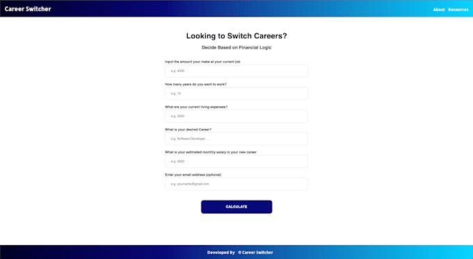 Create a simple data collection form web application by Mattsuzukidev ...