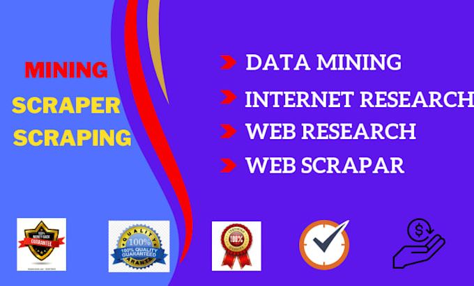 Do data mining, internet research, web research, web scraping by Ali_akbar25 | Fiverr