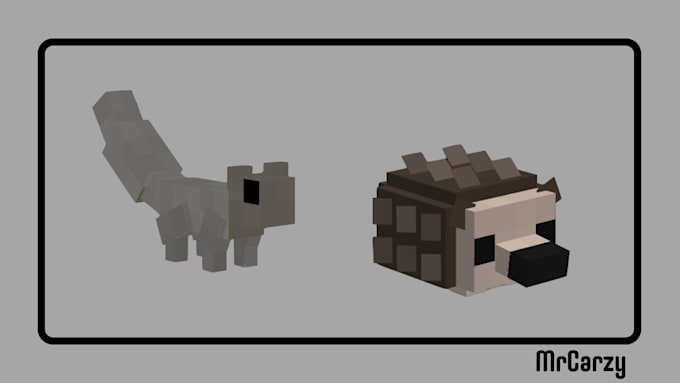 Create a high quality minecraft mob by Mrcarzy | Fiverr